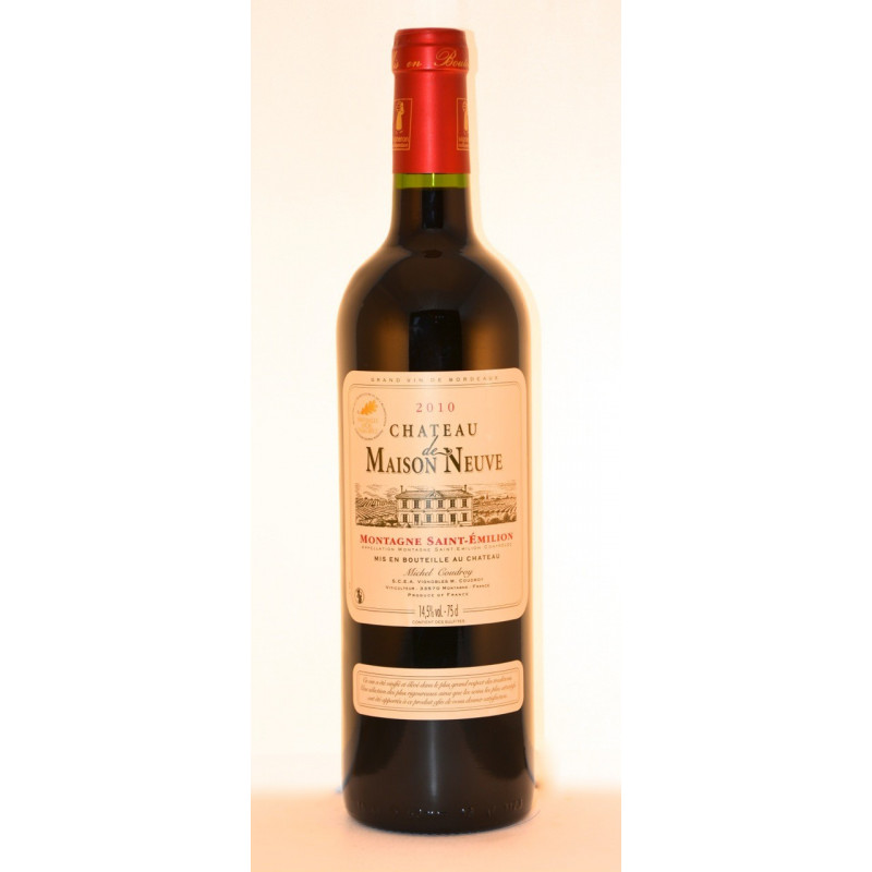 MONTAGNE SAINT EMILION CHATEAU MAISON NEUVE 2019